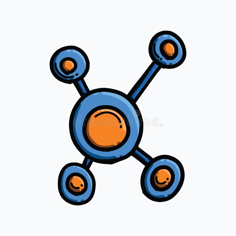 Share Doodle Color Vector Icon. Drawing Sketch Illustration Hand Drawn ...