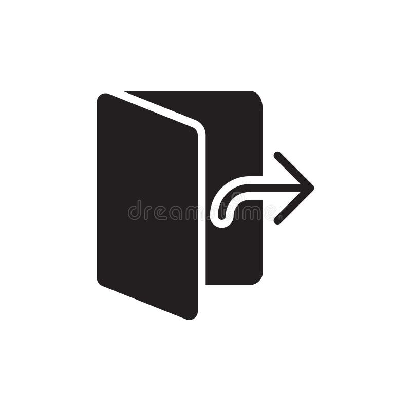 Share File Icon. Flat Solid Style Vector Illustration Stock Vector ...