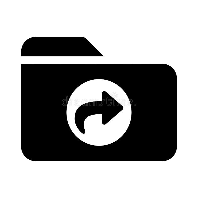 Share folder icon stock vector. Illustration of beautiful - 225349459