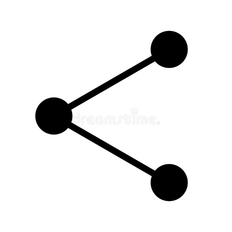 Share glyph icon symbol stock illustration. Illustration of connection ...