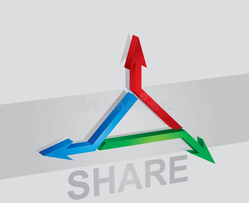 Share icon stock vector. Illustration of button, send - 25155592