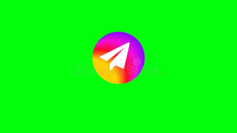 Share Icon Animation on Green Screen Stock Video - Video of network ...
