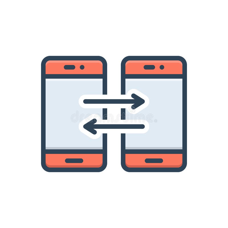 Color Illustration Icon for Share, Contribution and Connection Stock ...