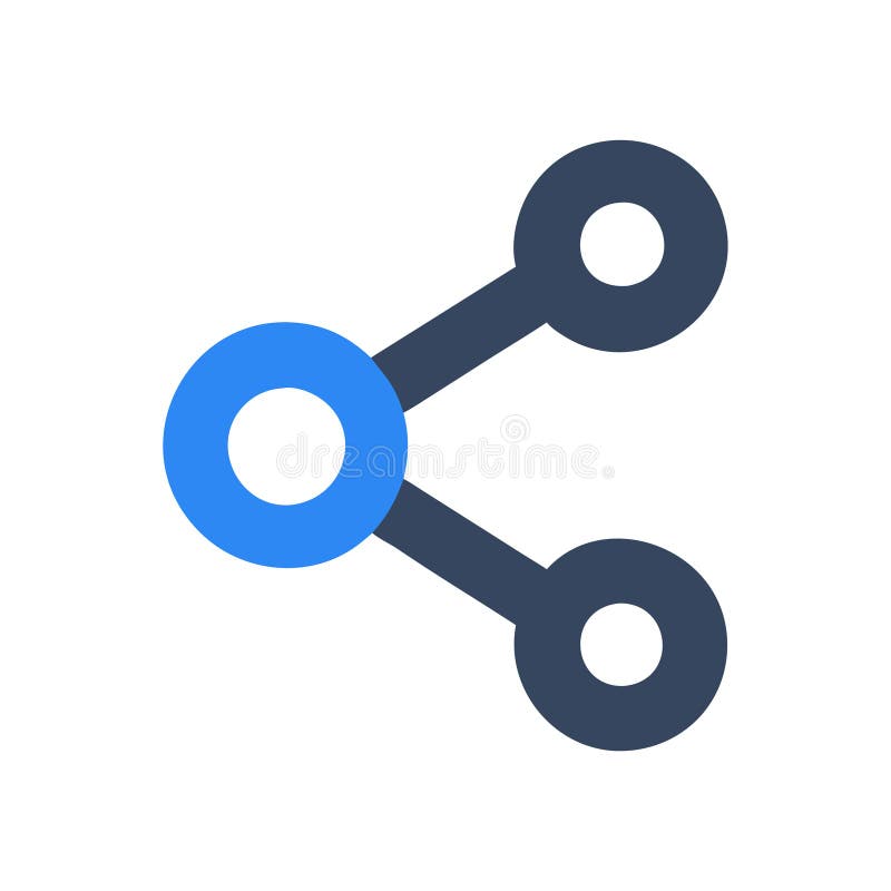Share Icon for File Sharing Stock Vector - Illustration of sharing ...