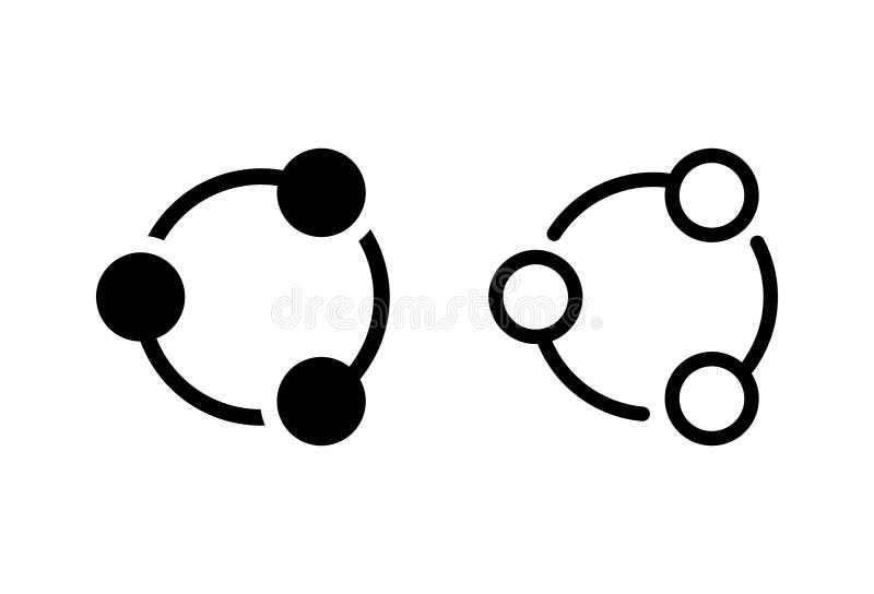 Share Icon . Sharing Vector Icon Stock Vector - Illustration of ...