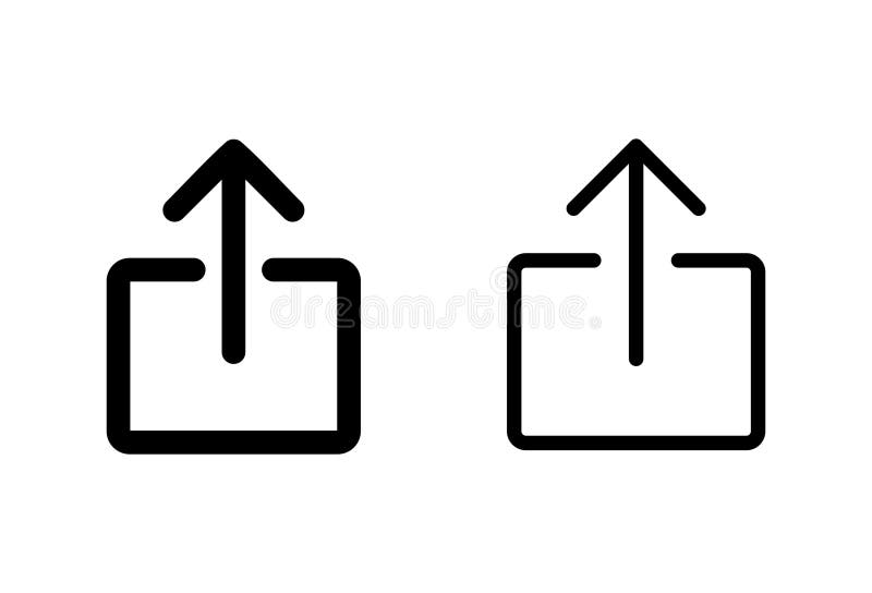 Share Icon . Sharing Vector Icon Stock Vector - Illustration of media ...