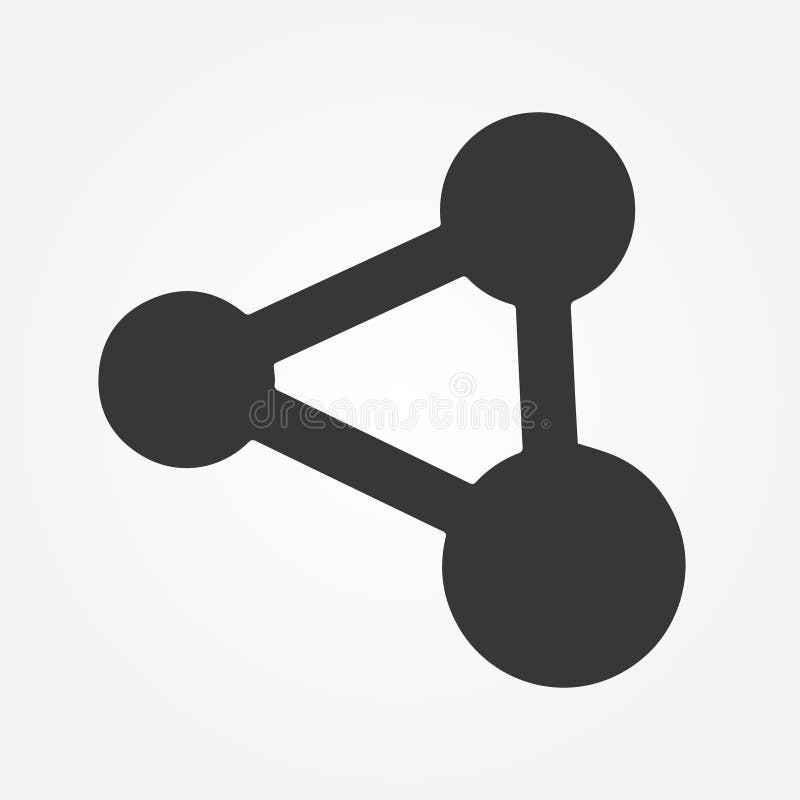 Share Icon in Simple Design. Vector Illustration Stock Illustration ...