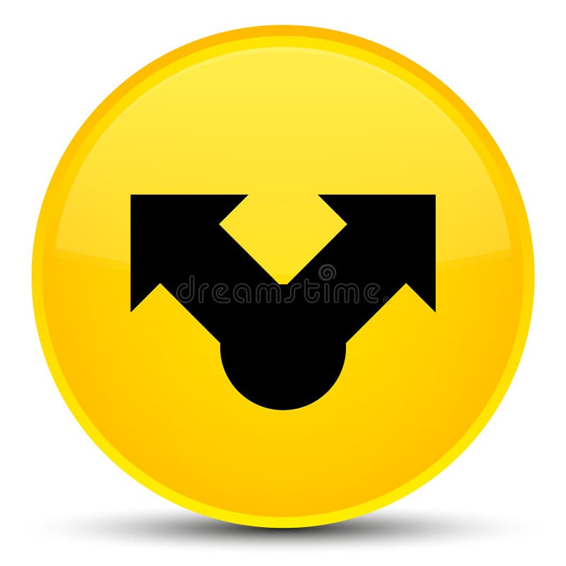 Share Icon Special Yellow Round Button Stock Illustration ...
