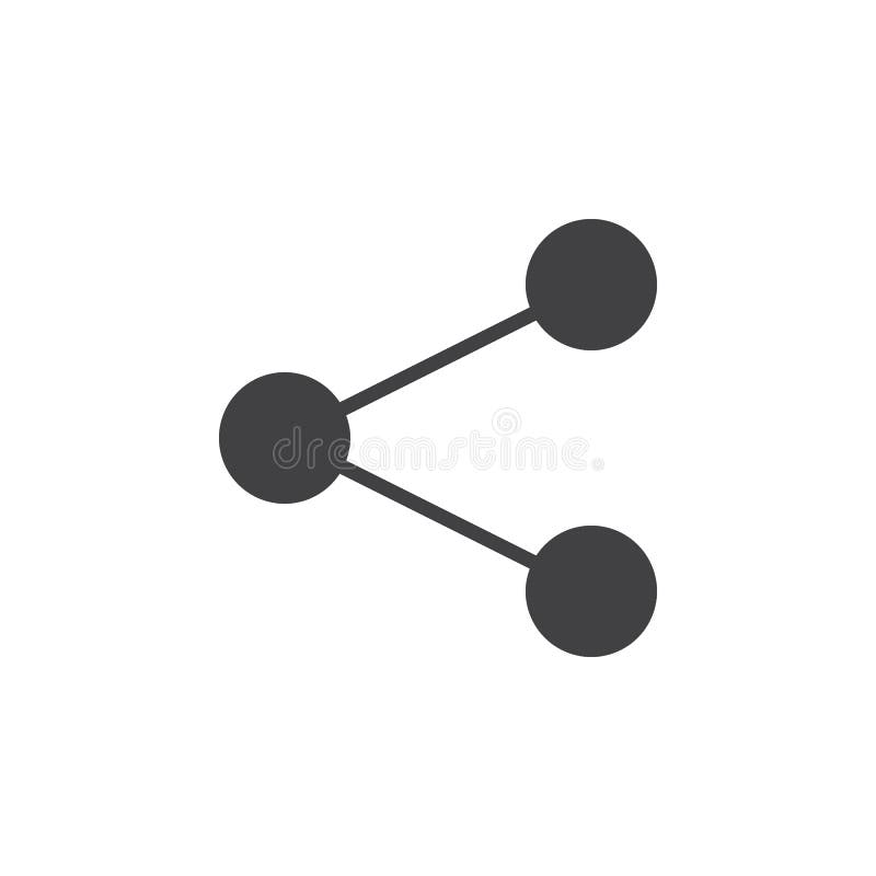 Share Icon Vector, Solid Illustration, Pictogram Isolated on Gray ...