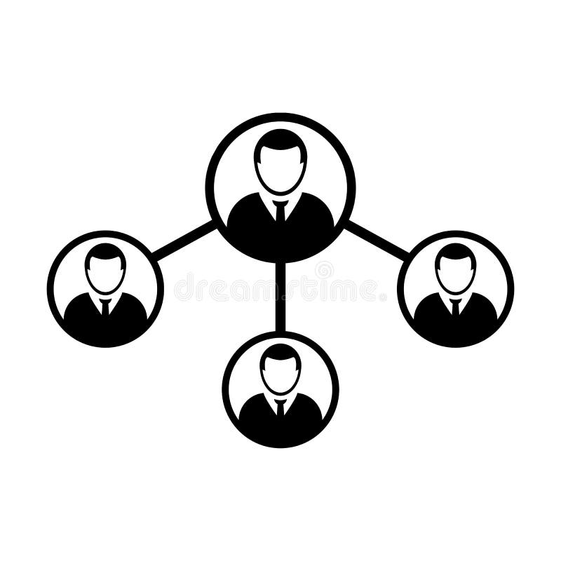 Share Icon Vector Male Group of Persons Symbol Avatar for Business ...
