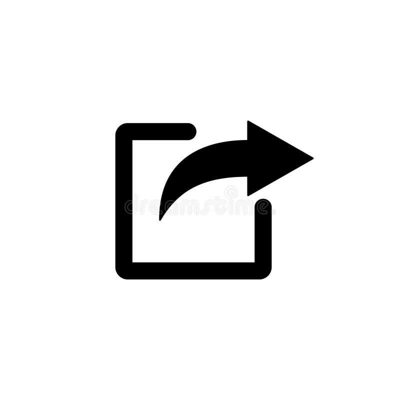 Share Icon . Sharing Vector Icon Stock Vector - Illustration of network ...