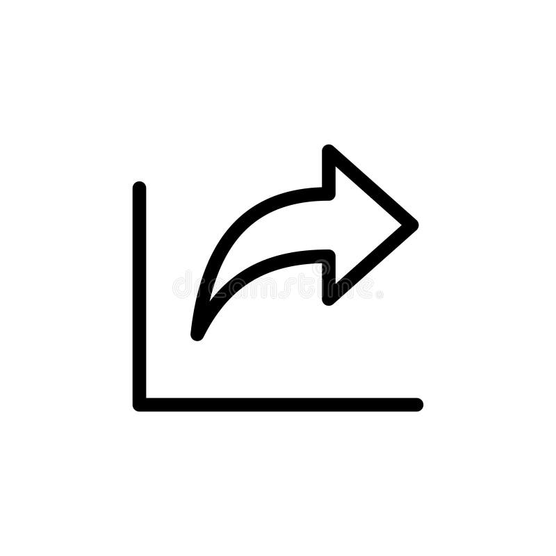 Share Icon . Sharing Vector Icon Stock Vector - Illustration of media ...