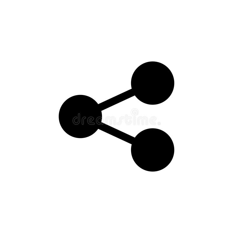 Share Icon . Sharing Vector Icon Stock Vector - Illustration of link ...