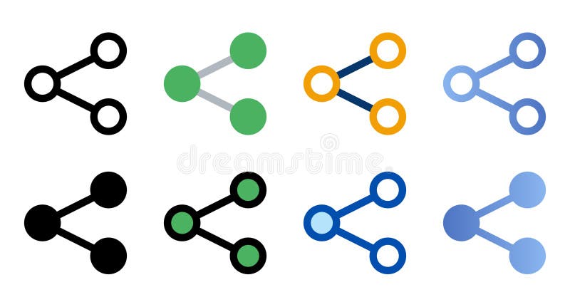 Share Icons in Different Style. Share Icons. Different Style Icons Set ...