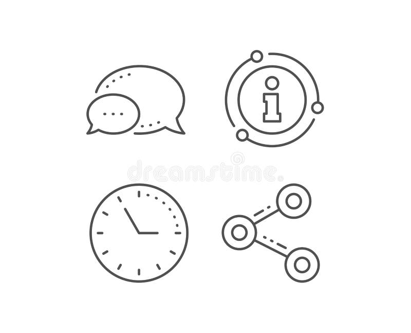 Share Line Icon. Social Media Sign. Vector Stock Vector - Illustration ...