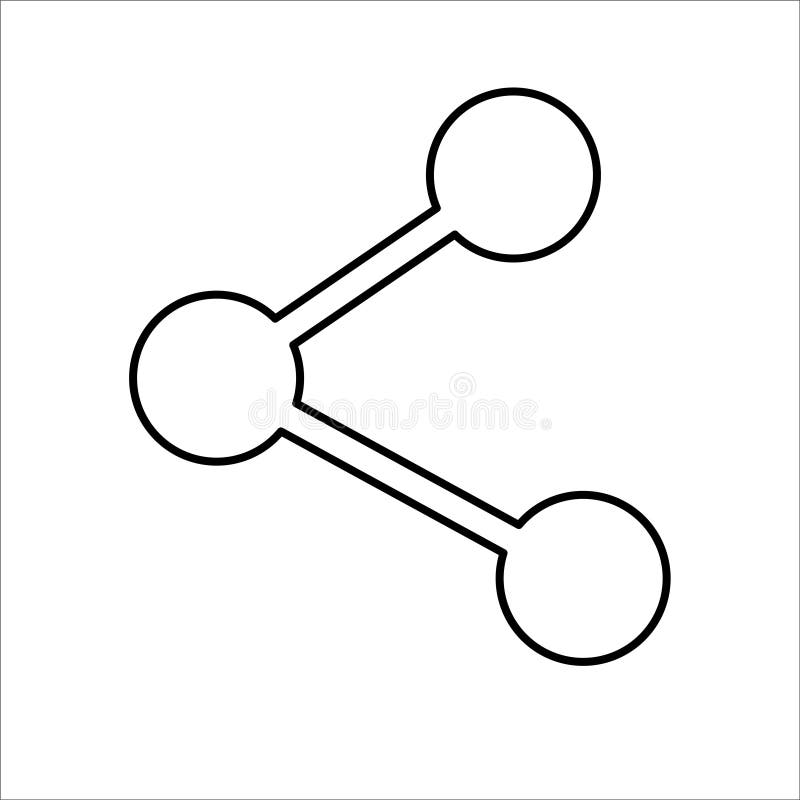 Share link icon stock illustration. Illustration of flat - 113832951