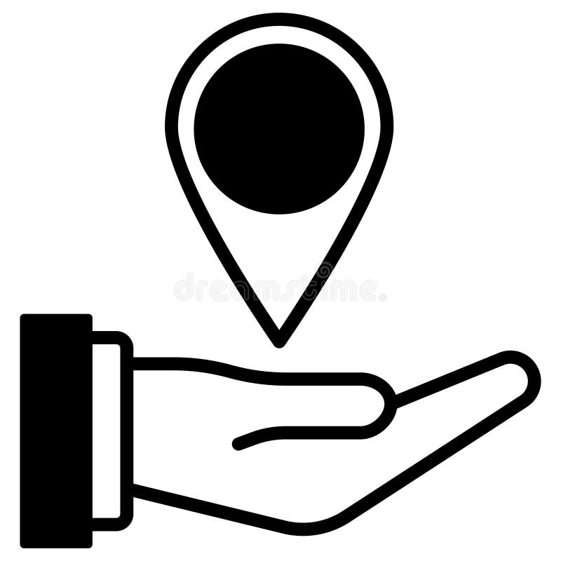 Share Location Which Can Easily Modify or Edit Stock Vector ...