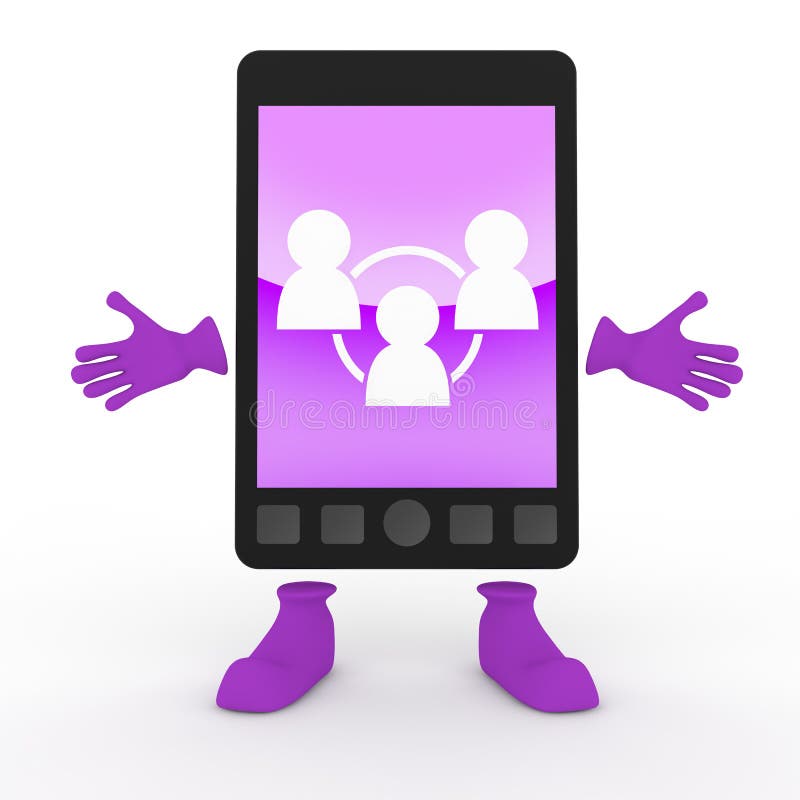 Share / Mobile Phone / Smartphone Stock Illustration - Illustration of ...