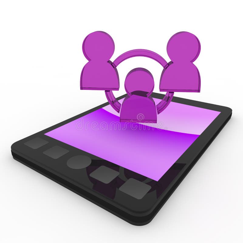 Share / Mobile Phone / Smartphone Stock Illustration - Illustration of ...