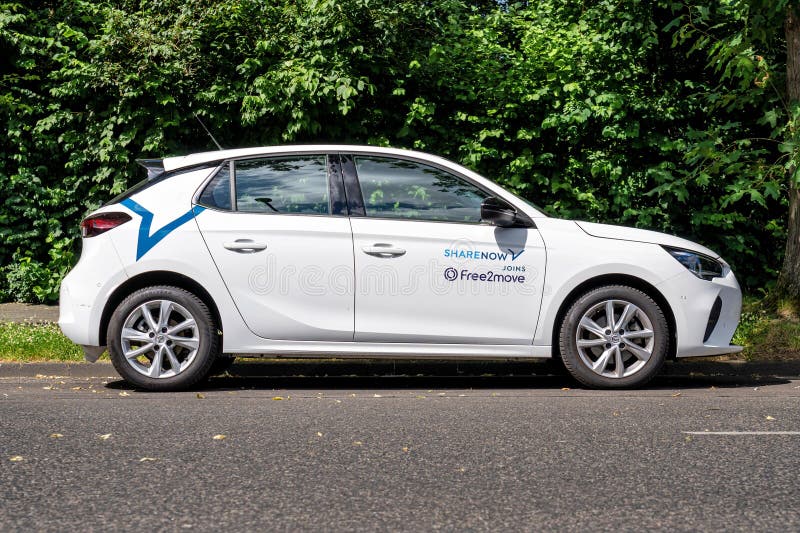 Share Now Opel Corsa editorial stock image. Image of rent - 324336979