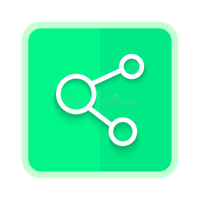 Share outline button stock illustration. Illustration of internet ...