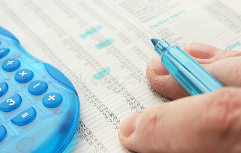 Share Prices Page stock image. Image of business, economy - 16178037