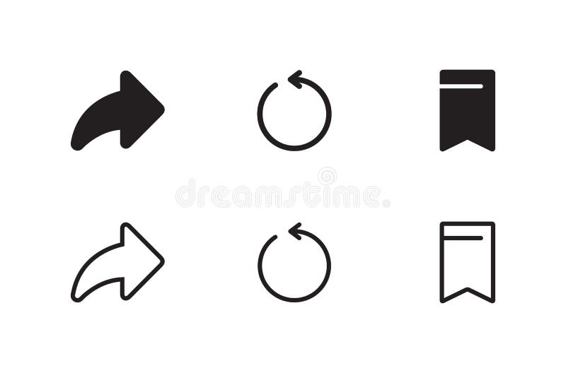 Black Reload Icon Vector. Circle Arrow Images Stock Vector ...
