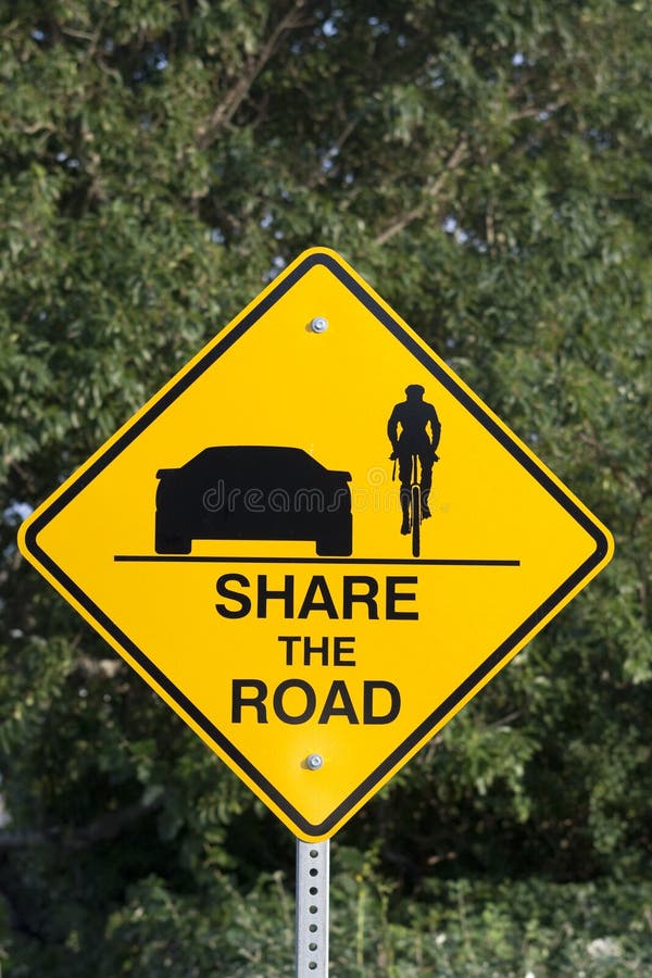 Share the road stock photo. Image of sign, symbol, direction - 21448252