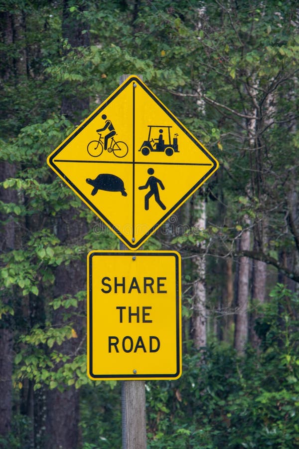 Share the road stock photo. Image of symbol, rural, traffic - 1497718