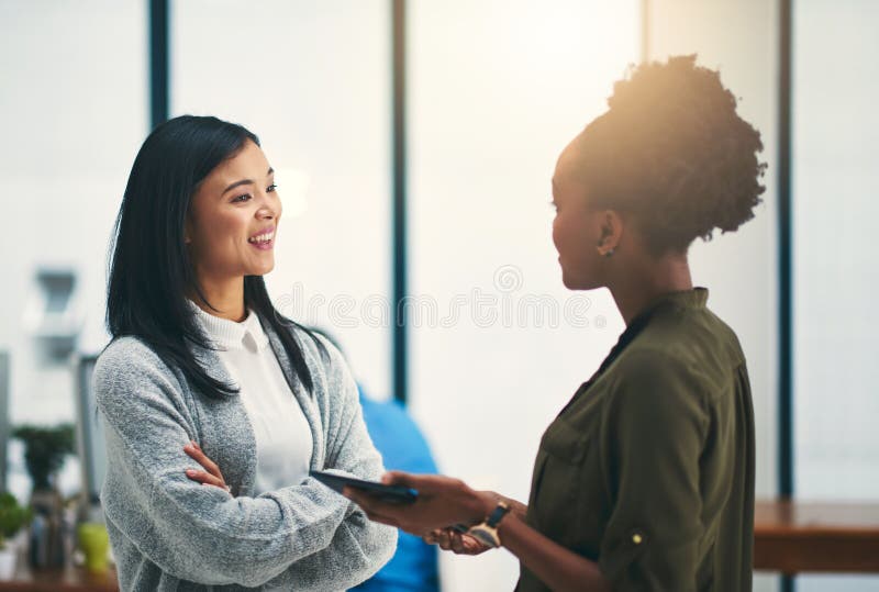 They Share the Same Ambition To Succeed. Two Young Creatives Having a ...