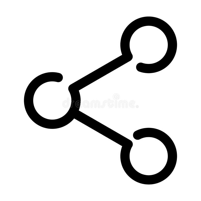 Share Sharing Icon. Social Networking Service Symbol Vector ...