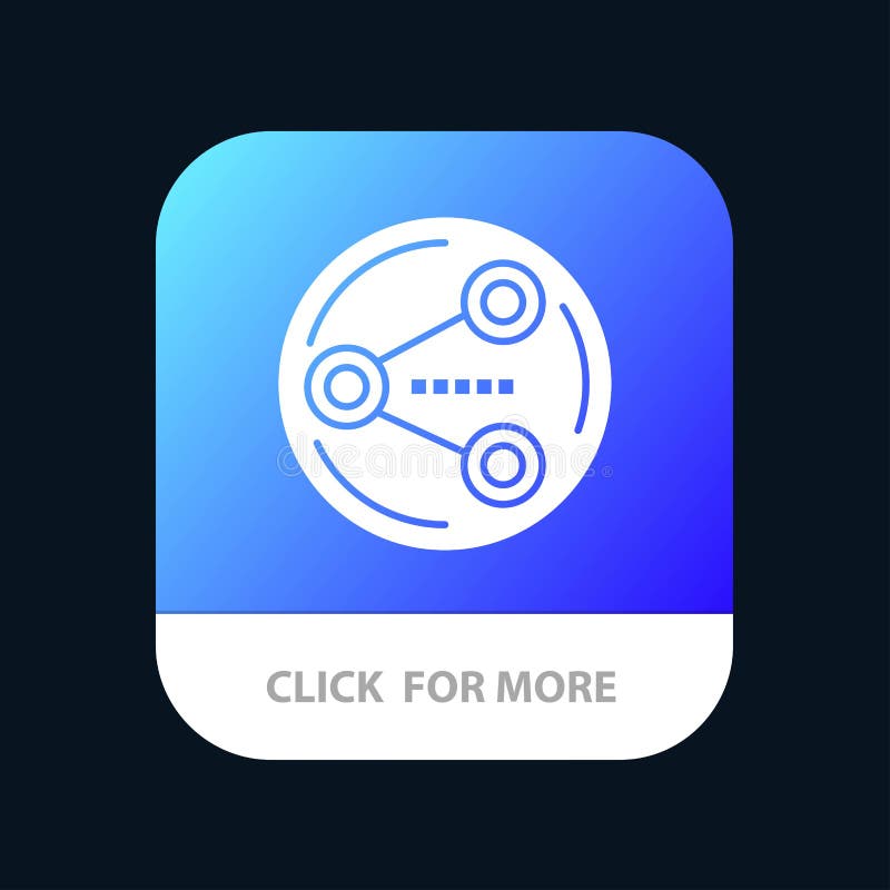 Share, Sharing, Social, Media Mobile App Icon Design Stock Vector ...