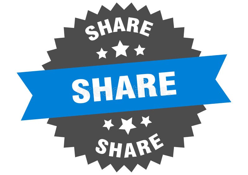 Share stock vector. Illustration of round, insignia - 160545122