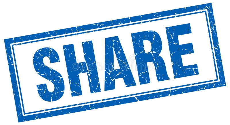 Share stamp stock vector. Illustration of sign, insignia - 125218538