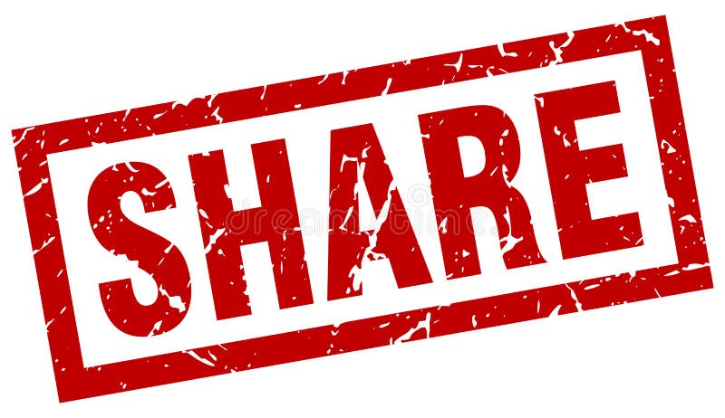 Share stamp stock vector. Illustration of background - 122113741