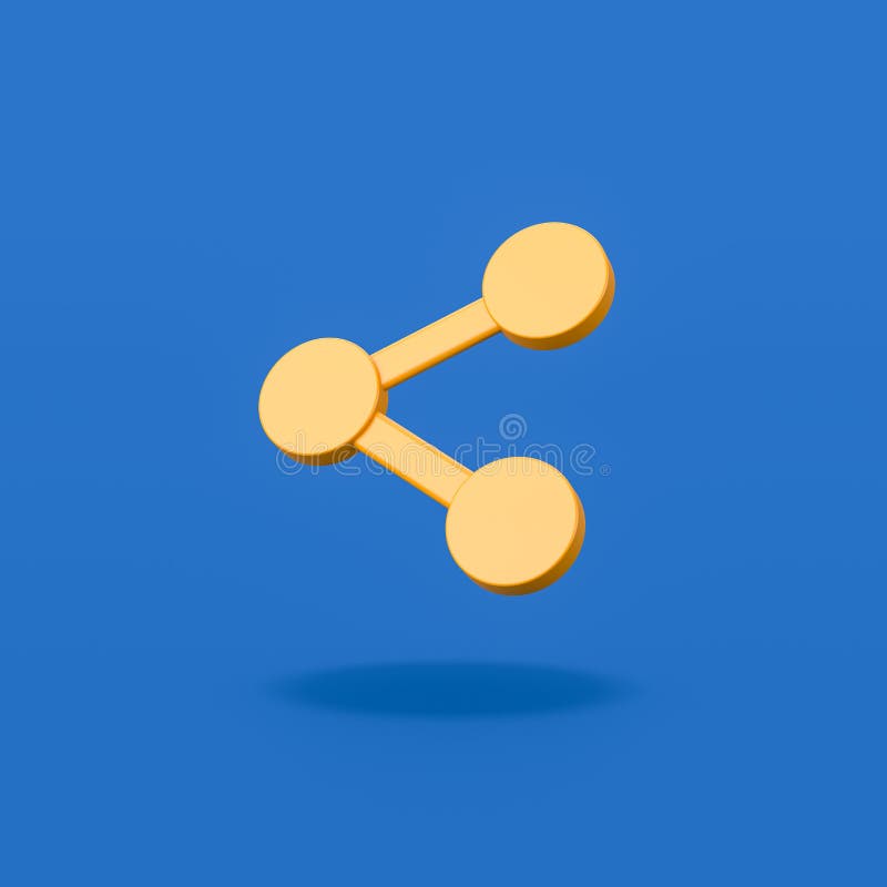 Share Symbol on White Background Stock Illustration - Illustration of ...