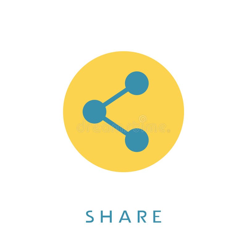 Share symbol design stock vector. Illustration of text - 292579983