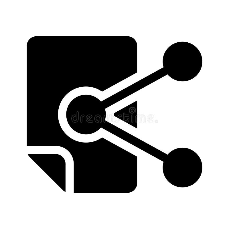 A Share Symbol Representing Content Sharing or Connections Stock ...