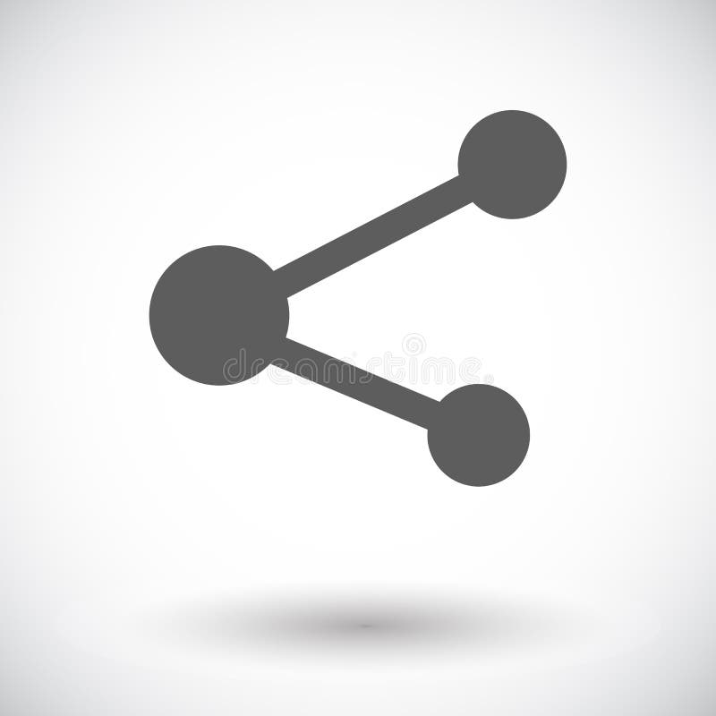 Share symbol. stock vector. Illustration of computer - 93393797