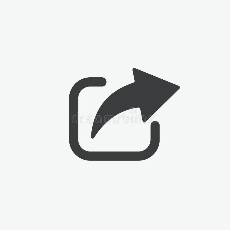 Share Vector Icon stock vector. Illustration of data - 240425339