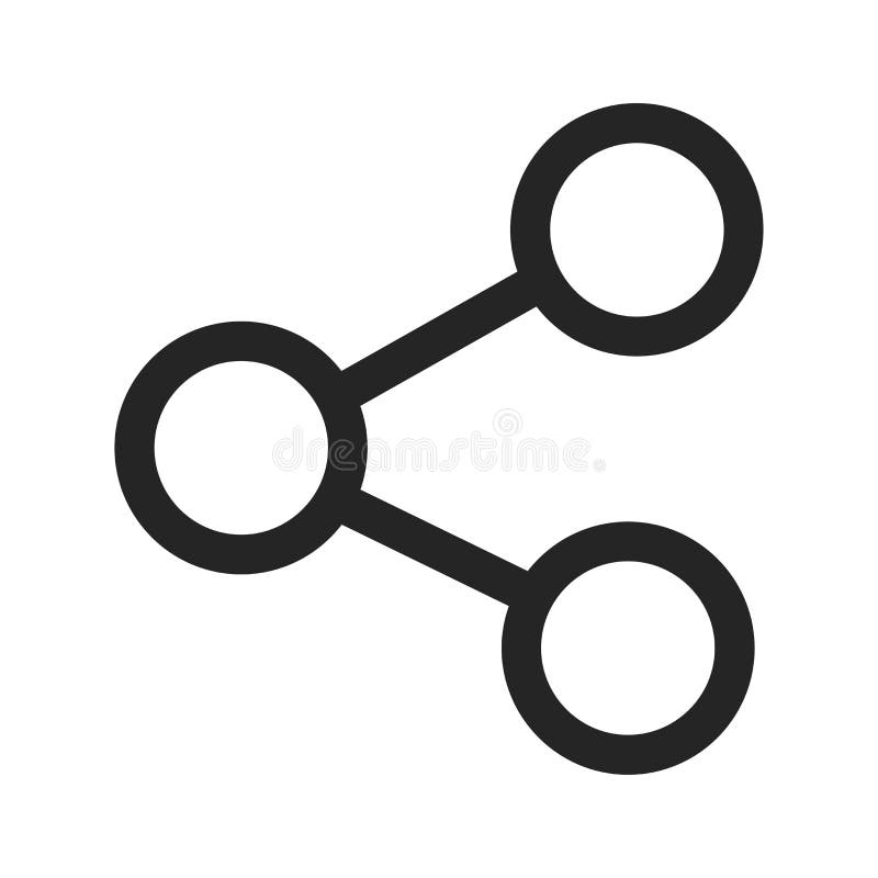 Share Vector Icon in Modern Design Style for Web Site and Mobile App ...