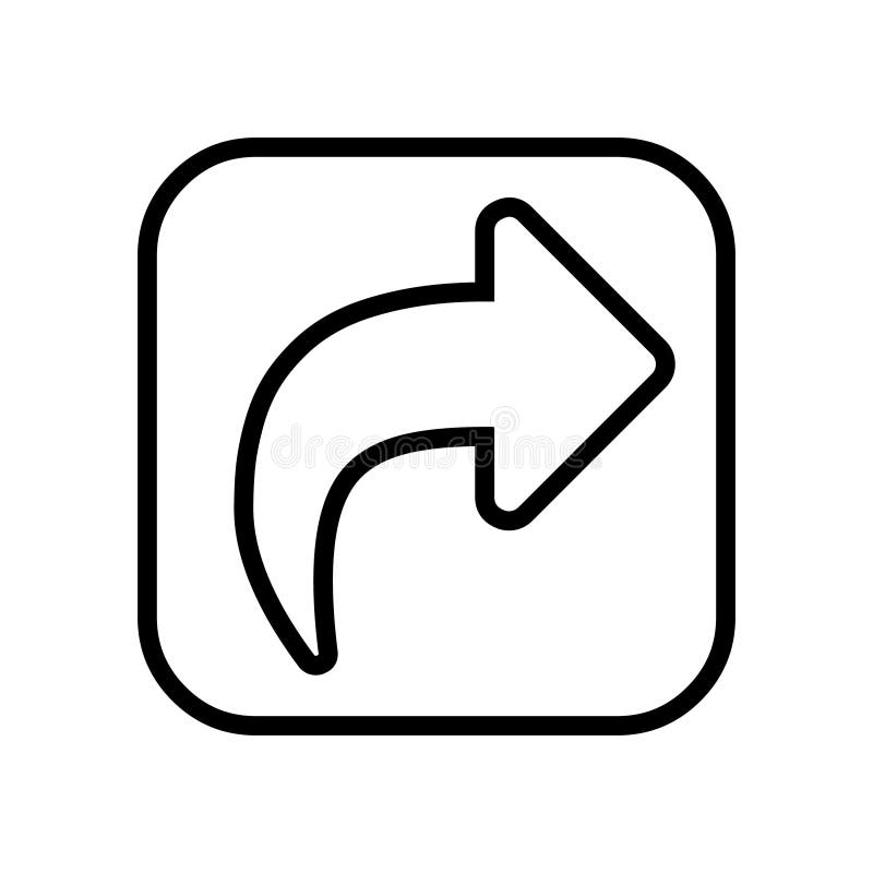 Share Vector Icon Set. Arrow Symbol. Button Connection Illustration ...