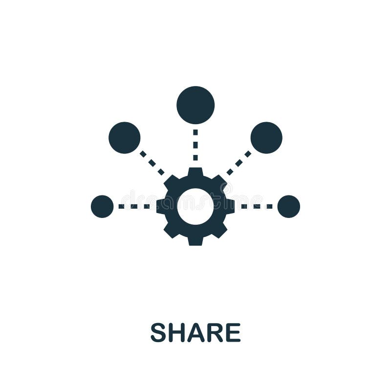 Share Vector Icon Symbol. Creative Sign From Seo And Development Icons ...