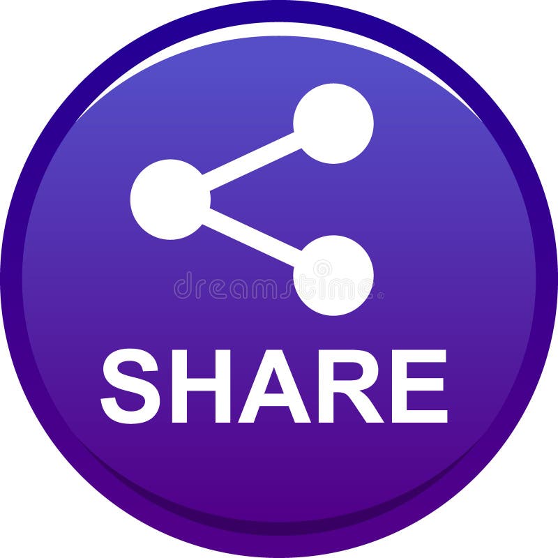 Share web button icon stock vector. Illustration of files - 119123839