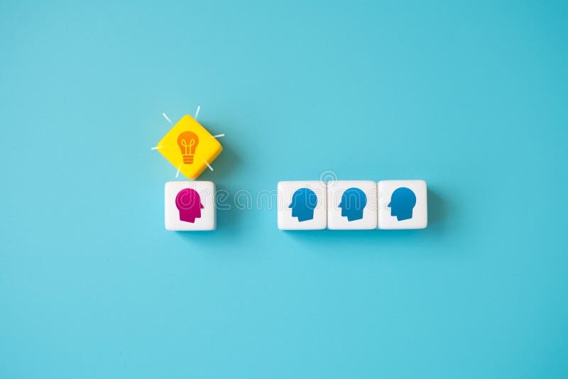 Share Your Idea with Others and Lead a New Business Project. Stock ...