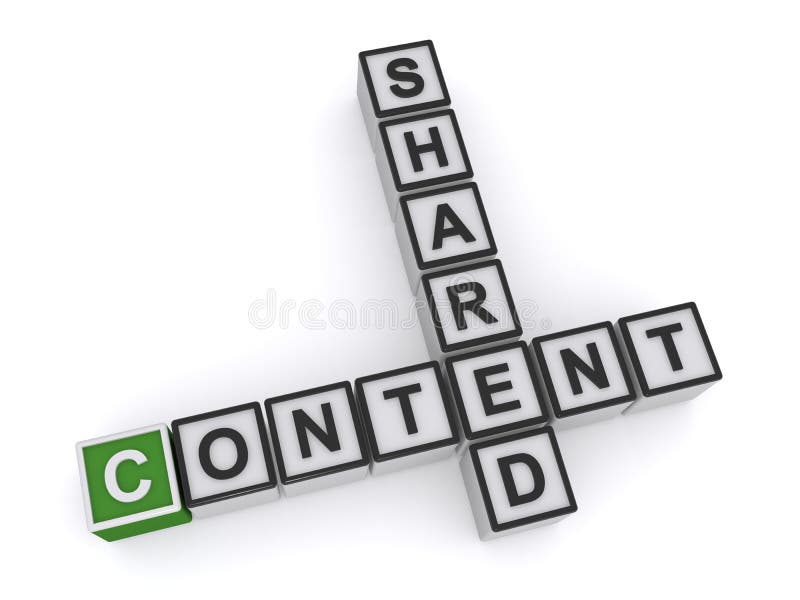 Shared Content Illustration Stock Illustration - Illustration of shared ...