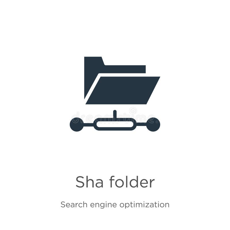 Shared Folder Icon Vector. Trendy Flat Shared Folder Icon from Search ...