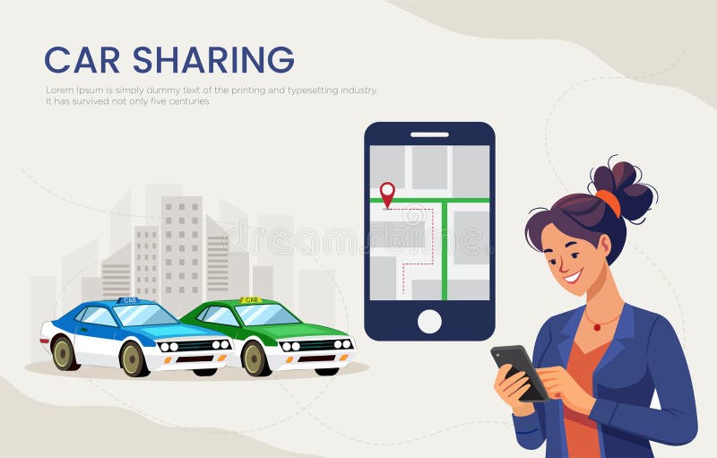 Shared Mobility the Car Sharing Concept for a Sustainable Future Stock ...