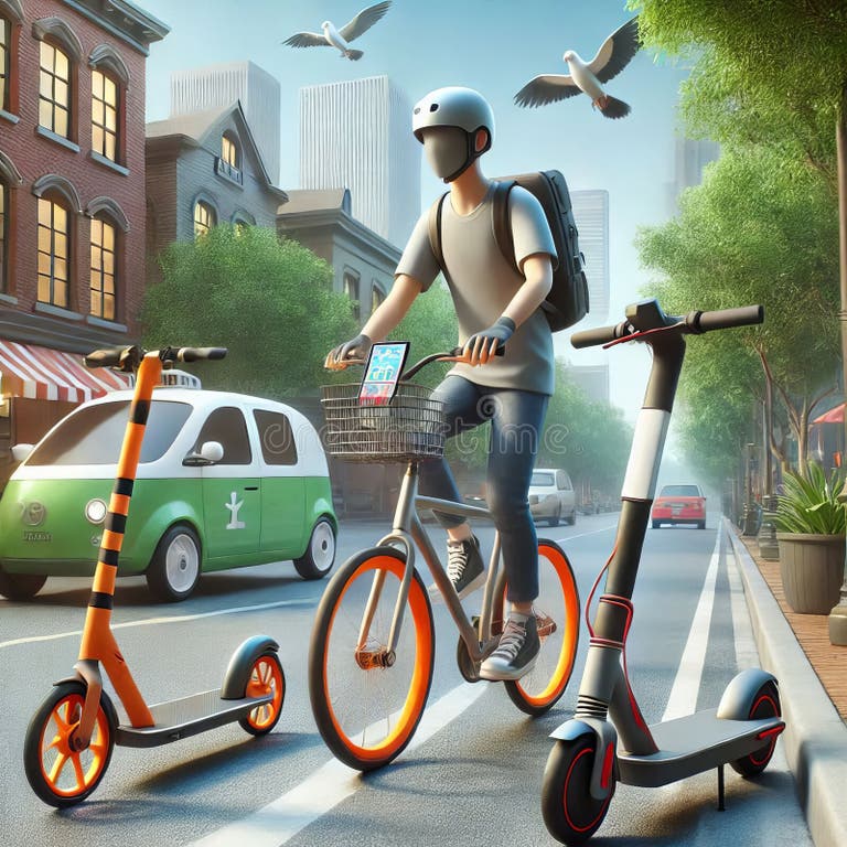 Shared Mobility Systems Promoting the Use of Shared Bicycles Sco Stock ...