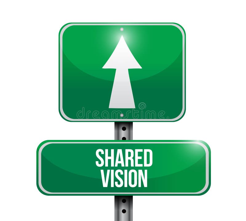 Shared Vision Common Goal Mission Purpose People 3d Illustration Stock ...